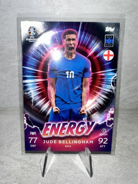 TOPPS MATCH ATTAX Euro 2024 - Jude Bellingham - ENERGY - #GM 4 EUR 1,00 ... TOPPS MATCH ATTAX Euro 2024 - Jude Bellingham - ENERGY - #GM 4 EUR 1,00 ...