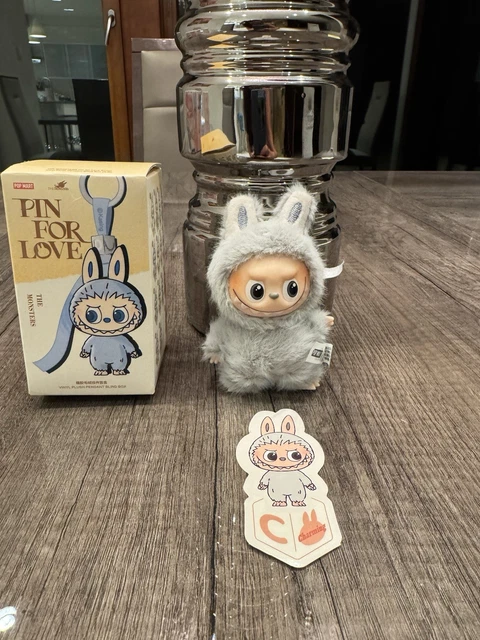 💯 AUTH BNIB Labubu color C 🩶POP MART The Monsters Pin for Love series 2 ...