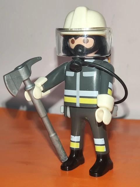 PLAYMOBIL LOTE DE Figura Bombero Bomberos Figuras Incendio Bombona ...