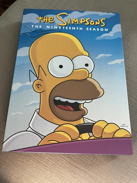 THE SIMPSONS SEASON 19 DVD complete 4 disc box set Region 2 rare series ...