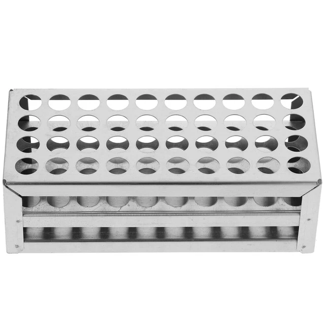 METAL TEST TUBE Container Centrifuge Tube Stand Test Tube Rack Test ...