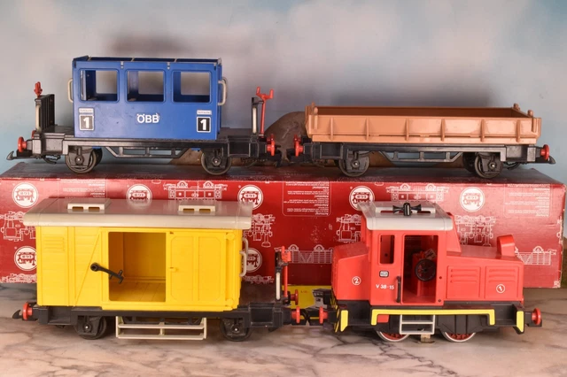 PLAYMOBIL SPUR G Br. V38-15 Diesellok mit 3 Wagen der DB & ÖBB 4-tlg ...