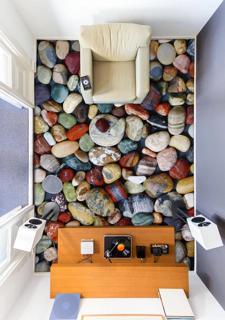 3D BEAUTIFUL PEBBLES K586 Floor WallPaper Murals Wallpaper Mural Print ...