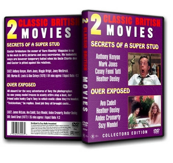 SECRETS OF A Super Stud (70s British films DVD) 2films [DVD] 1976 Cosey F. Tutti £9.99 - PicClick UK