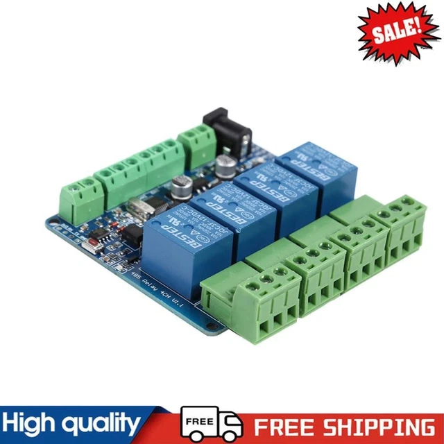 MODBUS RTU 4 Way Relay Module TTL/RS485 Interface Communication with Indicators £7.67 - PicClick UK