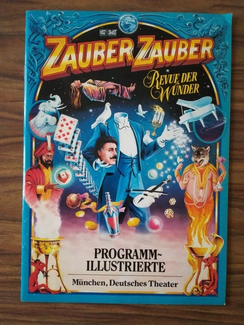 PROGRAMME MAGIE ZAUBER Zauber 1987 Munich - cirque circus circo EUR 6 ...