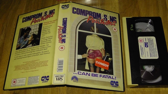 COMPROMISING POSITIONS VHS Video Big Box Ex Rental Cert CIC £5.99 ...