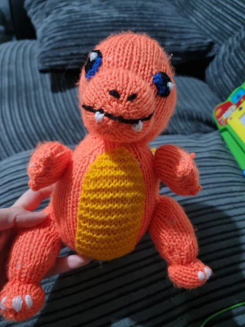 HOMEMADE KNITTED PLUSHY Teddy Charmander Pokemon £0.99 - PicClick UK