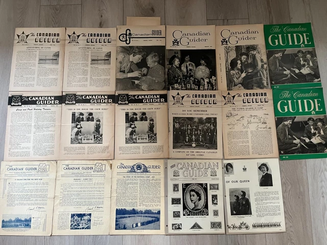16+ VINTAGE 1939-64 THE CANADIAN GUIDER GUIDE MAGAZINES Girl Guides GGC ...