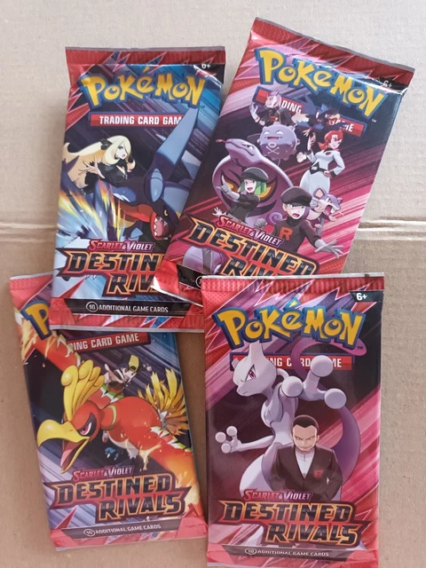 DESTINED RIVALS BOOSTER Packs 4 - Four Packs - Factory Sealed £18.39 ...