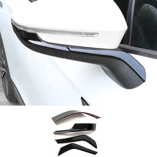 FOR VW ID.4 2021-2023 Bright Black Rear View Side Door Mirror Strip ...