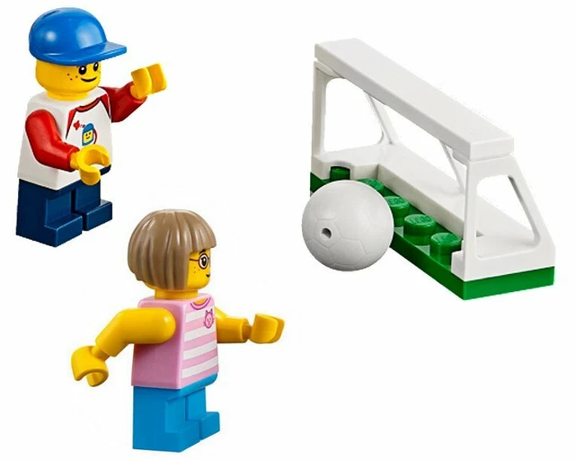 LEGO CITY BOY & Girl Playing Football 60134 Minifigures - New, 100% ...