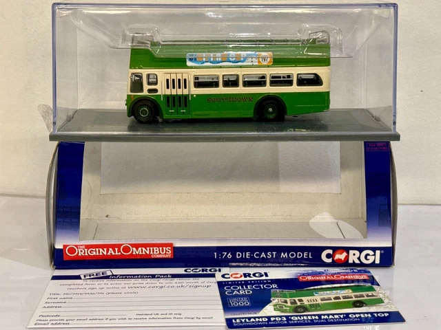 1/76 SOUTHDOWNS LEYLAND Titan PD3 Queen Mary Open Top Bus UKBus Model ...