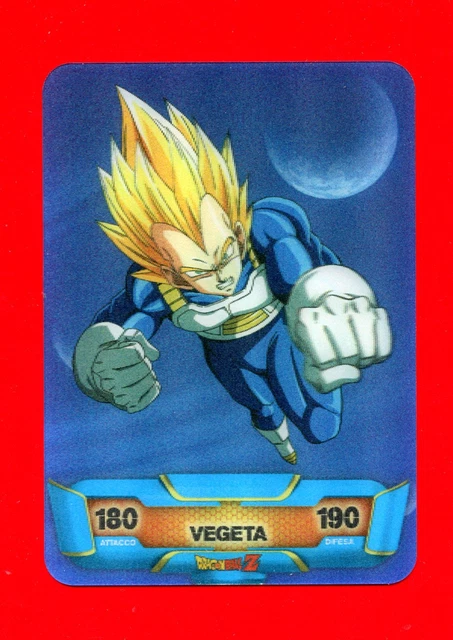 DRAGONBALL Z &3D& - Edibas Lamincards - n. 43 - VEGETA (F1) EUR 1,00 ...
