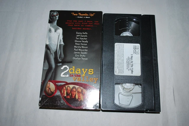 2 DAYS IN the Valley VHS TAPE Danny Aiello Jeff Daniels Teri hatcher C ...