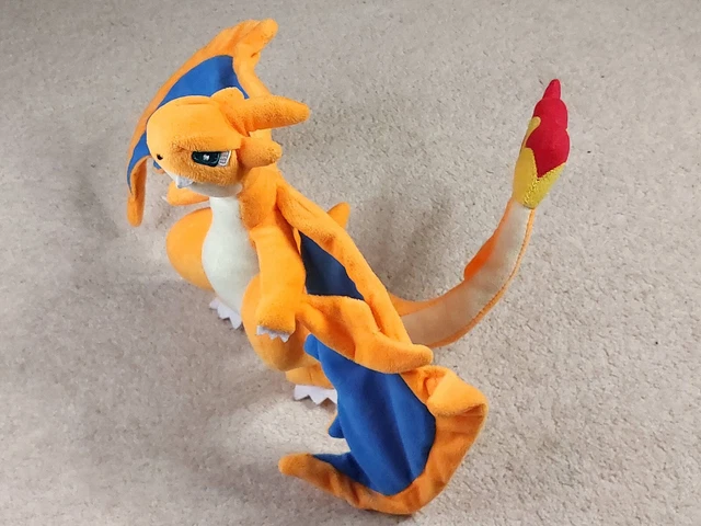 POKEMON MEGA CHARIZARD Y Plush Soft Toy Teddy Pokemon Center 2013 10" £ ...