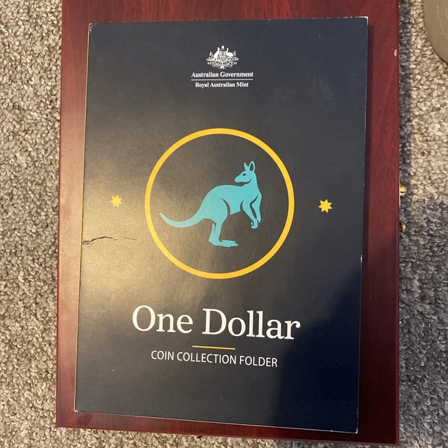 ROYAL AUSTRALIAN MINT RAM $1 coin collection folder album one dollar ...