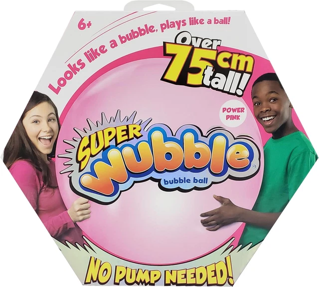 WUBBLE SUPER BUBBLE Ball - Pink | Looks like a Bubble, Plays like a ...
