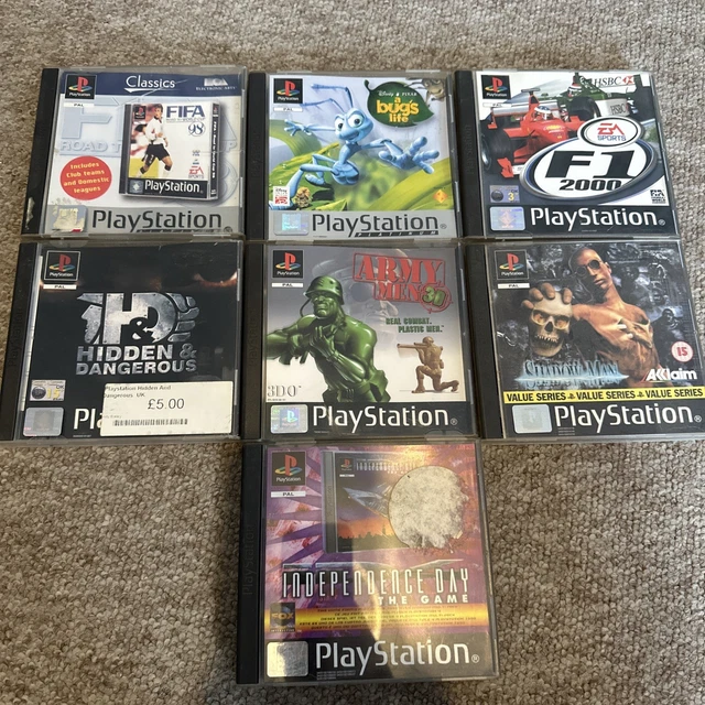 SONY PLAYSTATION 1 PAL X7 Games Bundle 100 % Complete £17.30 - PicClick UK