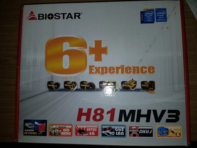 BIOSTAR H81MHV3 INTEL Motherboard ***NEW*** £30.00 - PicClick UK