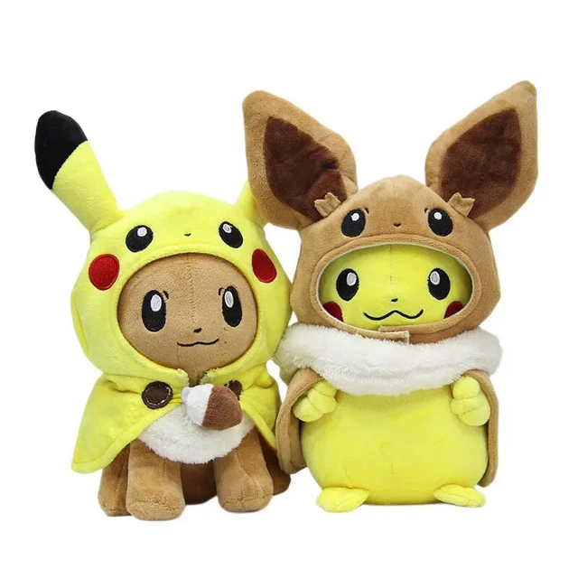PIKACHU EVOLI EVEE cosplay pokemon peluche peluche peluche animale di ...