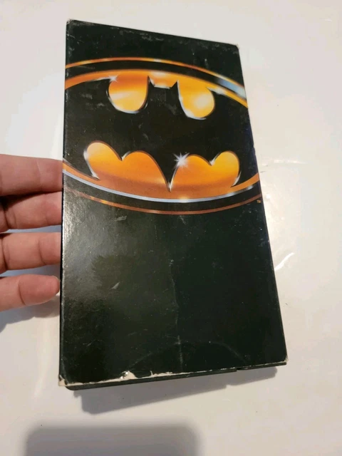 ORIGINAL 1989 BATMAN VHS Vintage Michael Keaton Jack Nicholson Tim ...
