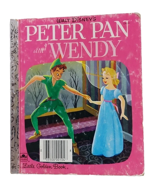 WALT DISNEY'S PETER PAN AND WENDY Little Golden Book $10.00 - PicClick AU