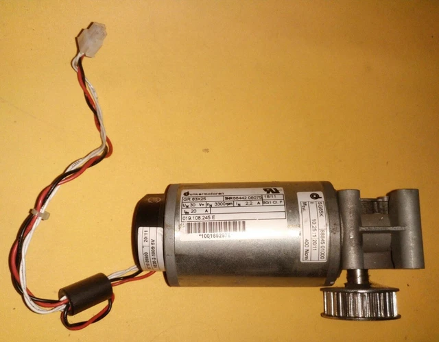 DUNKERMOTOREN GR63X25 & SG65K - 30VDC 2,2A 3300rpm - 10,25:1 - 400Ncm ...