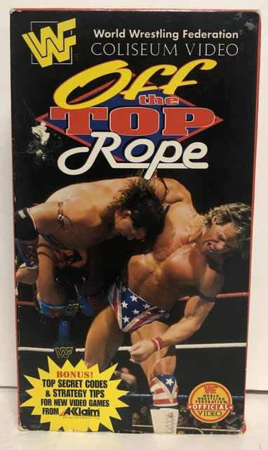 WWF OFF THE Top Rope 1995 VHS Coliseum Video Lex Luger Bret Hart ...
