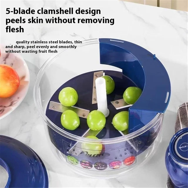 3X(ELECTRIC PEELER, AUTOMATIC Grape Garlic Peeler Machine, Fruit ...