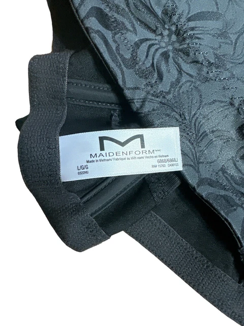 MAIDENFORM WOMEN'S TUMMY Solution Firm Waist Nipper Shapewear Size Large Black £13.23 - PicClick UK