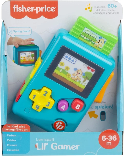 FISHER-PRICE LEARNING FUN Lil Gamer with Music and Light HBC86 ...