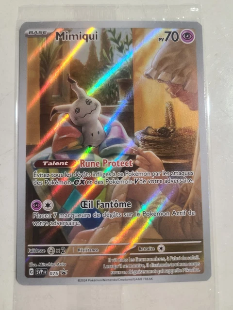 CARTE POKEMON - MIMIQUI 075 PROMO - EV4.5 Destinées De Paldea FR SCELLE ...