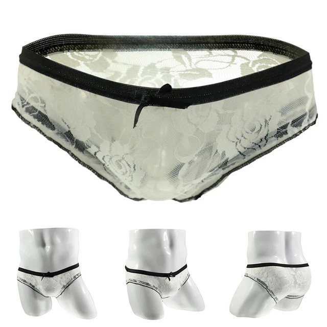 BIANCHERIA INTIMA UOMO slip trasparenti mutandine discoteca vita bassa ...