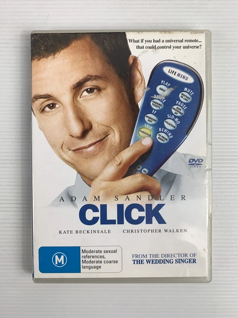CLICK DVD ADAM Sandler Kate Beckinsale Christopher Walken R4 $8.97 ...