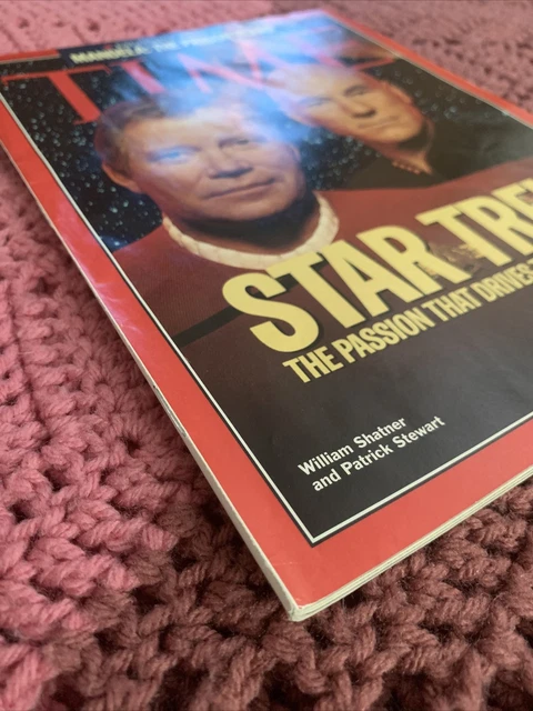 VINTAGE 1994 TIME Magazine - Star Trek Shatner/Kirk Stewart/Picard £4. ...
