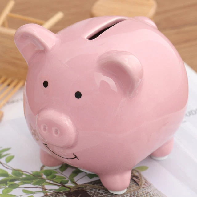 MONEY POT PIG Money Bank Coin Bank Personalised Money Box Piggy Bank ...