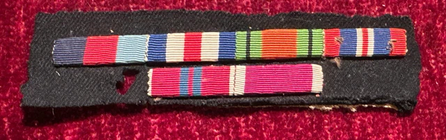 WW2 MEDAL RIBBONS 1939-1945 France Germany Stars, Defence, War, QE II ...