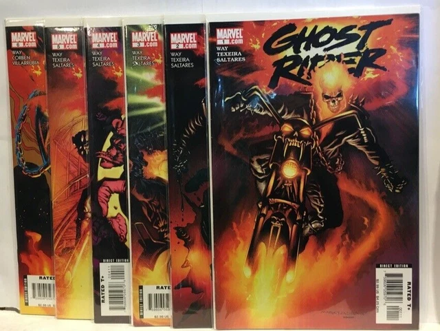 GHOST RIDER VOL 5 #1-6 Run VF 1st Print Marvel Comics EUR 13,09 ...