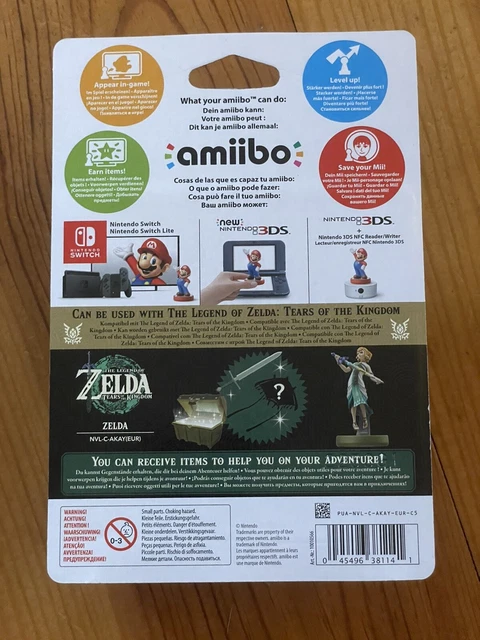 FIGURINE AMIIBO 2023 Zelda TotK : Princesse Zelda [NEUF sous blister] EUR 30,00 - PicClick FR