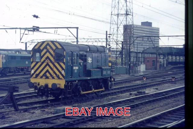 ORIGINAL 35MM SLIDE CLASS 08 SHUNTER NO 08802 AT CREWE 8/76 £3.50 ...
