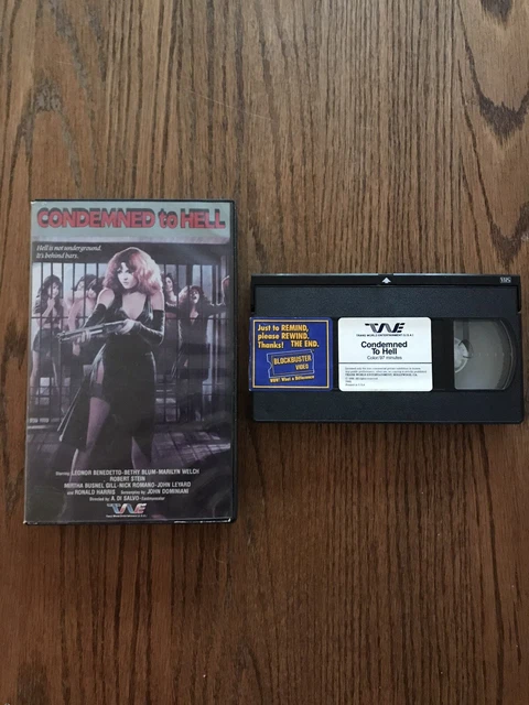 CONDEMNED TO HELL 1986 VHS Trans World Video Rare Not On DVD ...