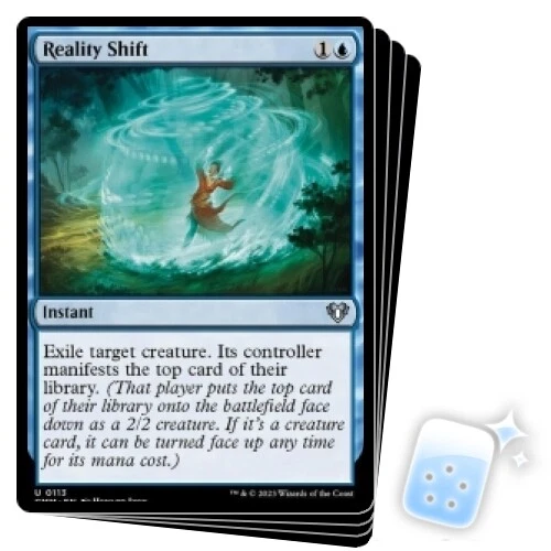 CARTE REALITY SHIFT X4 Commander Masters Magic MTG COMME NEUF EUR 3,96 ...