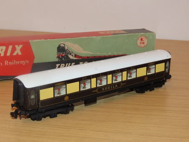 BT5: TRIX TWIN TTR Railway Pullman Tinplate Scale Coach - Sheila £20.00 ...