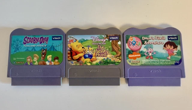 VTECH V.SMILE SCOOBY Doo,winnie the pooh, and dora’s fix it Adventure ...