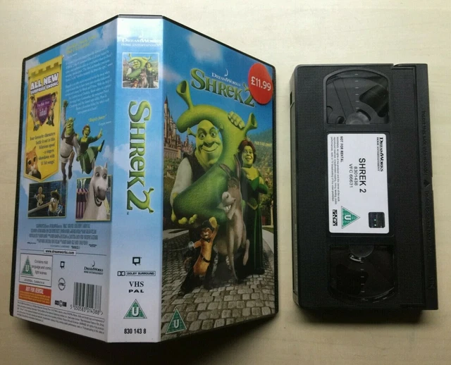 SHREK 2 - Dreamworks - Vhs Video EUR 11,55 - PicClick DE