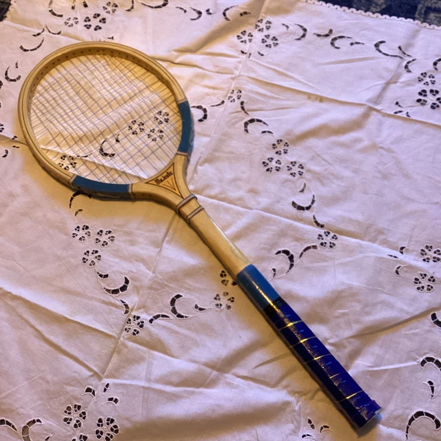 VINTAGE NEW OLD Stock Majestic Wooden Tennis Racket £7.99 - PicClick UK