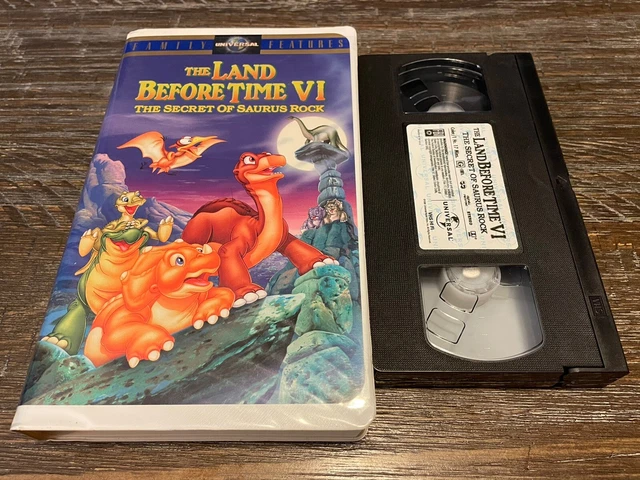 THE LAND BEFORE Time VI: The Secret of Saurus Rock (VHS, 1998 ...