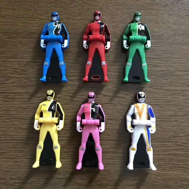 POWER RANGERS GOKAIGER SPD Dekaranger Ranger Key Set of 6 Bandai Japan ...