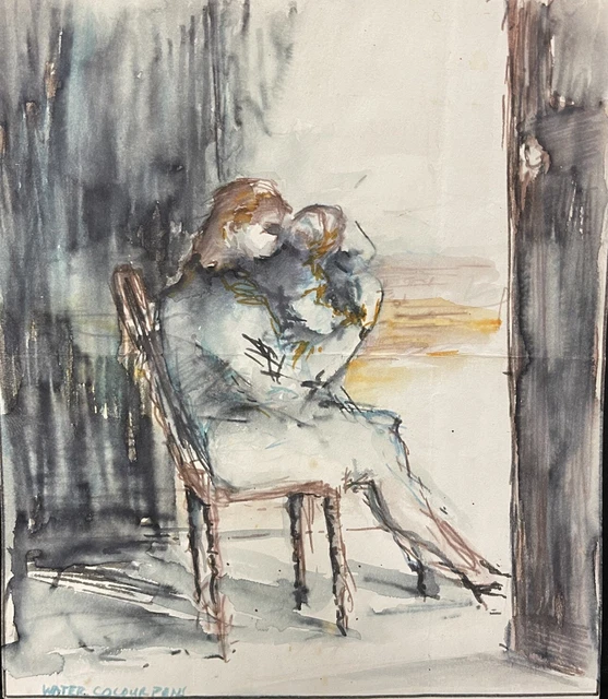 ORIGINAL JIM GILBERT Watercolour Who Was Hailed as the ‘London Lowry’ £ ...